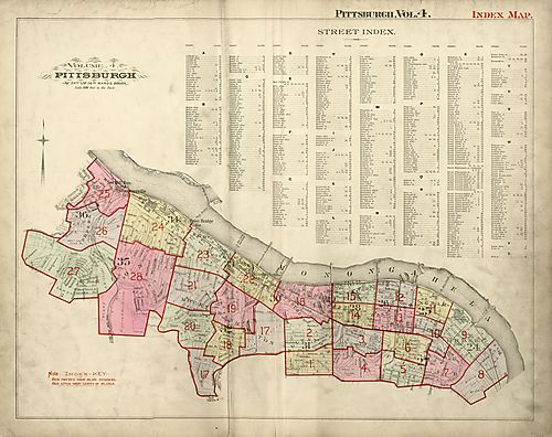 City of Pittsburgh, 24th-36th Wards | Historic Pittsburgh
