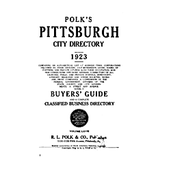 Directories | Historic Pittsburgh