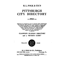 Directories | Historic Pittsburgh
