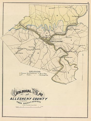 Geological Map of Allegheny County | Historic Pittsburgh