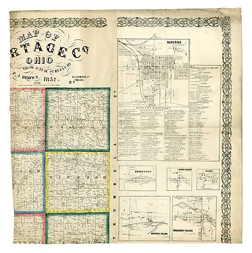 Map of Portage County, Ohio - Sheet 2 of 4 | Historic Pittsburgh
