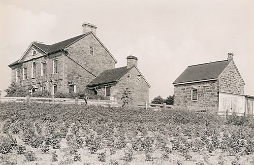 Isaac Meason House, front and side | Historic Pittsburgh